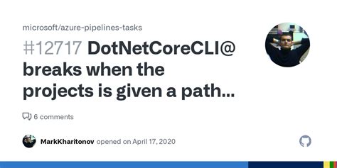 Dotnetcorecli2 Breaks When The Projects Is Given A Path Starting With
