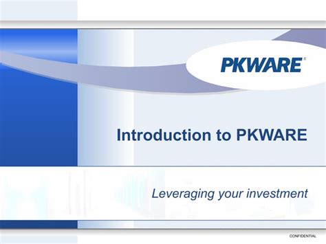 Pkware Security Solution Ppt