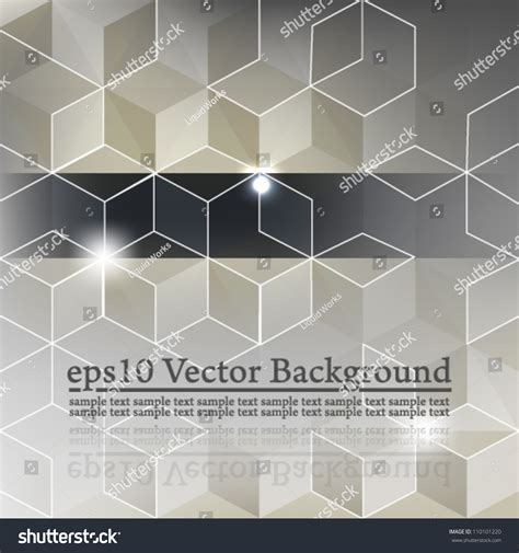 Eps10 Vector Abstract 3d Cube Seamless Stock Vector 110101220 Shutterstock