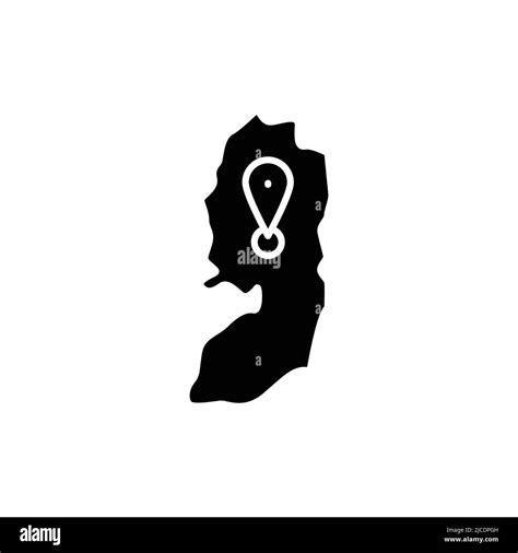 Map Of Israel Line Color Icon Isolated Vector Element Stock Vector Image And Art Alamy