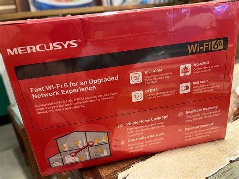 Ax1800 Mercusys Mesh Wifi Router 2system Computers And Tech Office And Business Technology On