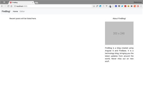 Creating A Blog Using Angular 5 And Firebase And Angular Universal Part