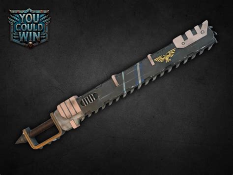 3d Printed 40k Chainsword You Could Win