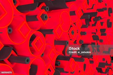 컬러 튜브 반복된 사각형 요소 검은색 육각형 및 표면 패턴 0명에 대한 스톡 벡터 아트 및 기타 이미지 0명 3차원 형태 개체 그룹 Istock