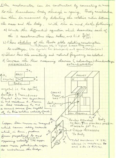 An Accelerometer Can Be Constructed By Connecting A