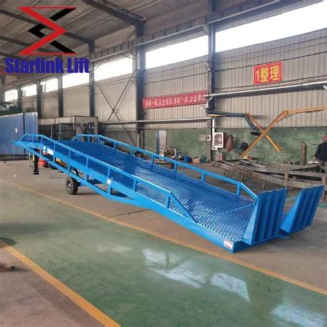 Container Yard Ramp Forklift Ramp Dock Leveler Mobile Yard Ramp Mobile Dock Level And Portable