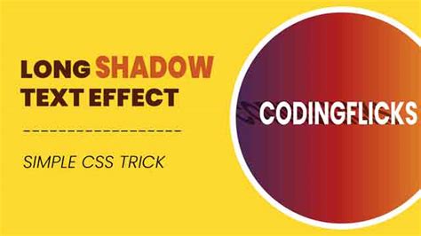 Long Text Shadow Effect Using Html And Css Css Tricks