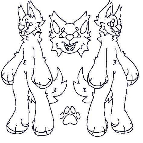 Pixilart Free Furry Base By Sunnydafur
