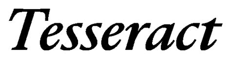 Tesseract Font Fontwiki