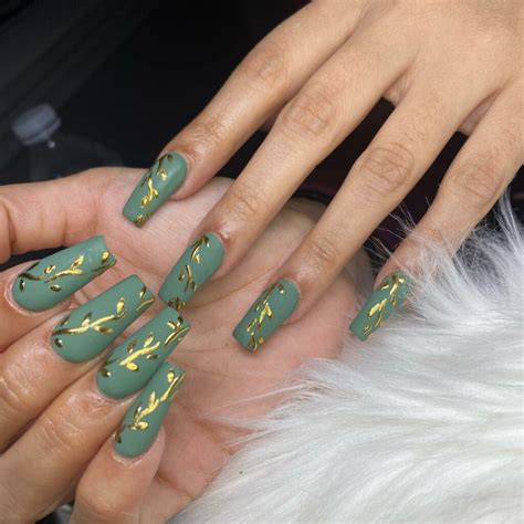 13 Gorgeous Ideas For Matte Olive Green Nails Nail Designs Daily
