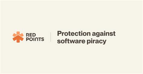 How To Prevent Software Piracy Red Points