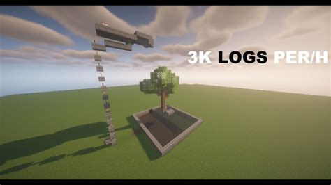 Easy Tree Farm In Minecraft YouTube