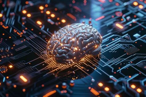 Premium AI Image AI Data Mining Deep Learning In Futuristic Cyber Technology