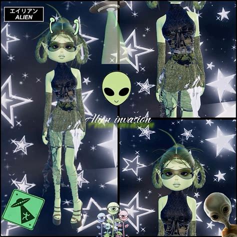 Dress To Impress Alien Invasion In 2024 Alien Alien Invasion Dress