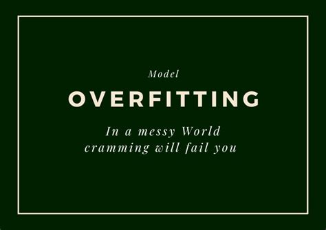 Aurelie Giraud On Linkedin Overfitting Datascientists Data Datastorytelling Modelvalidation…