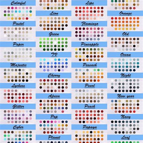 Procreate Color Palette Mega Bundle 200 Palettes 6000 Colo Inspire Uplift