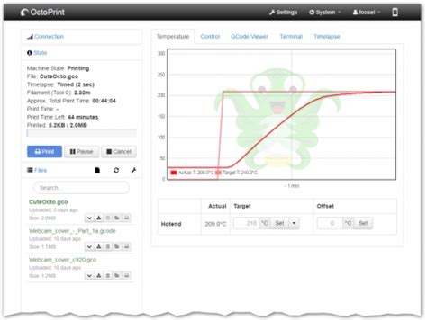 Ultimate D Printer Control With OctoPrint Raspberry Pi