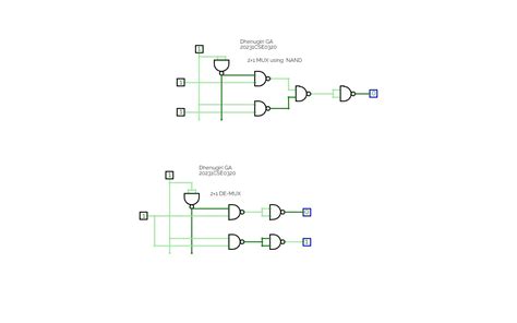 CircuitVerse Exp 6 Using NAND