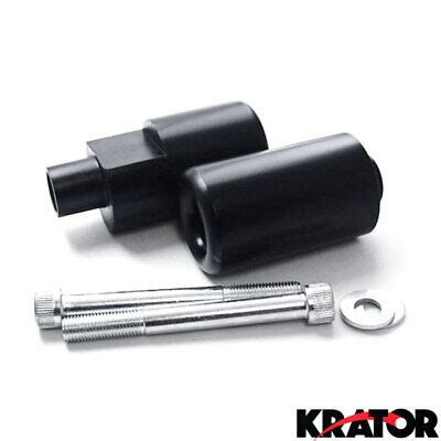 Crash Fall Protection No Cut Black Frame Sliders For 2005 2006 Suzuki