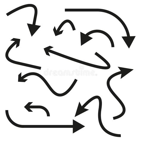 Flowchart Symbols And Shapes Are Black On White Stock Illustration Illustration Of Black