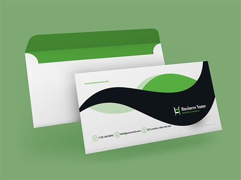 4125” X 95” Size Envelope Templates For Word Edit Print