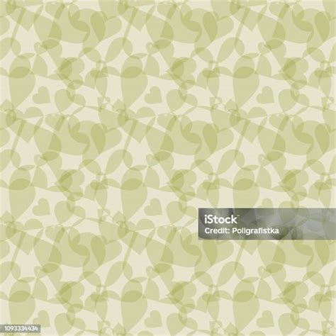 원활한 배경 패턴하트 벽지 녹색발렌타인의 날벡터 일러스트 레이 션 0명에 대한 스톡 벡터 아트 및 기타 이미지 0명 개념 개체 그룹 Istock