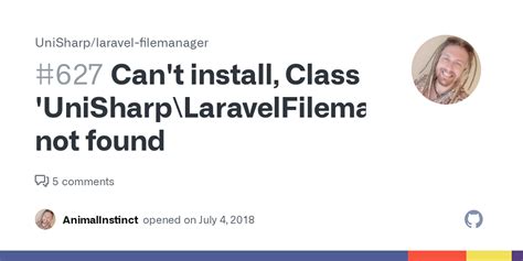 Cant Install Class Unisharplaravelfilemanagerlfm Not Found