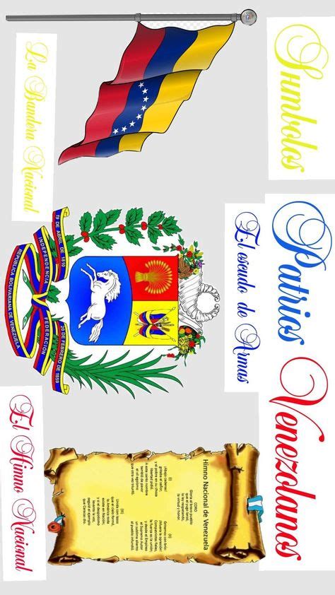 Símbolos Patrios De Venezuela Dibujos