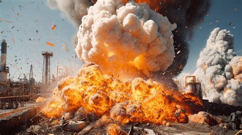 Building Explosion Background