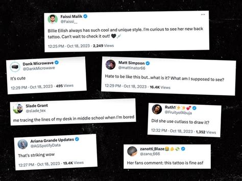 Billie Eilish Shows Off Full Back Tattoo To Mixed Reactions