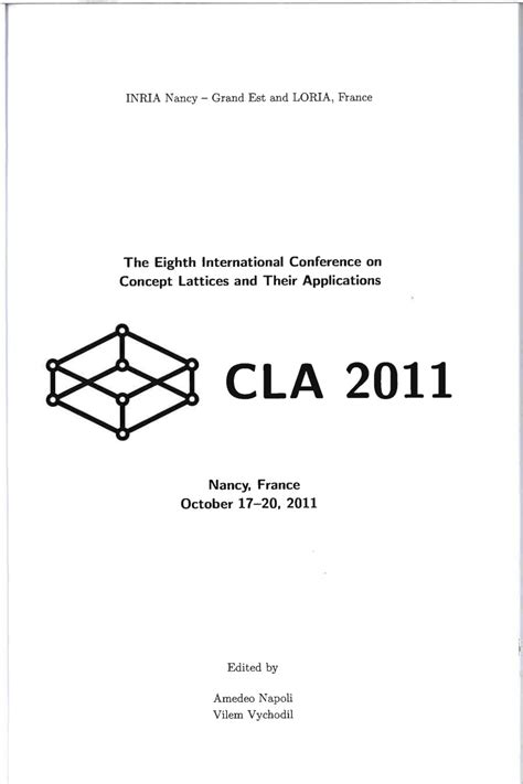 Pdf Concept Lattices In Fuzzy Relation Equations