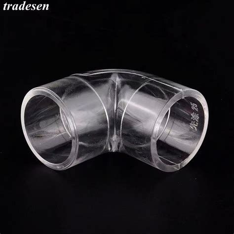 Badu Bg I D16 50mmПрозрачна акрилна тръба от плексиглас 90 градусов конектор за коляно за