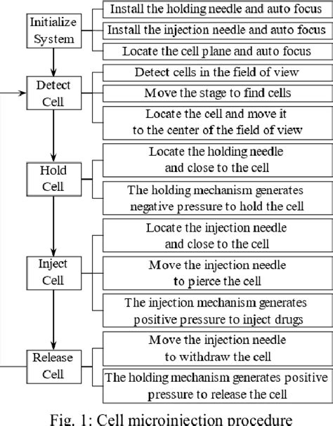 Figure 1 From Fully Automatic Batch Cell Microinjection Based On Exception Diagnosis Semantic