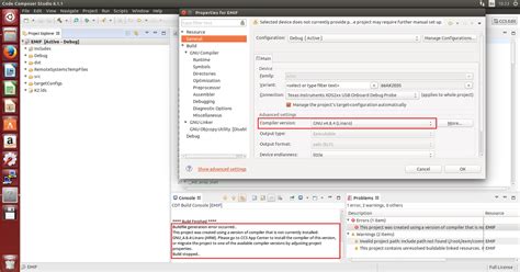 Issue On Arm Project In Ccs Processors Forum Processors Ti E2e Support Forums