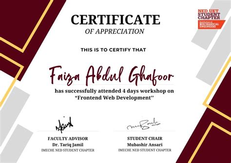 faiza abdul ghafoor on linkedin imecheneduet frontenddevelopment