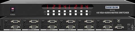 X VGA Audio Matrix Switcher