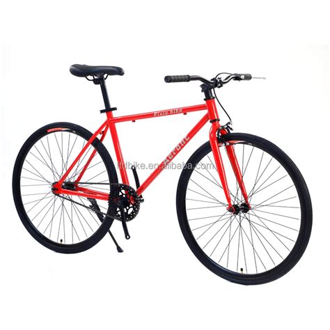 Cheap Classic Complete Frameset Fixed Gear Bikes Celt Integrated Wheelset Fixie Rear Wheel