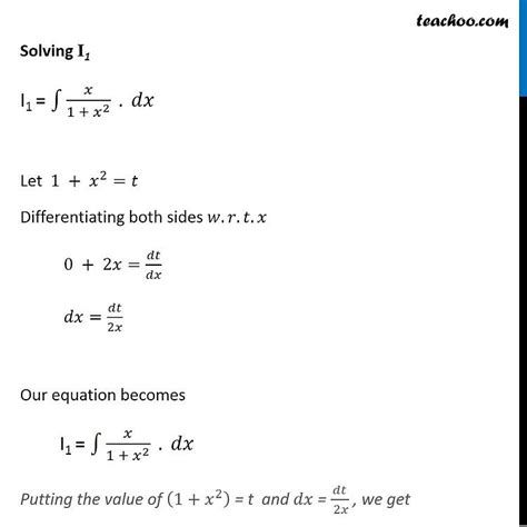 Integration Of Tan Inverse X Ex Chapter Class