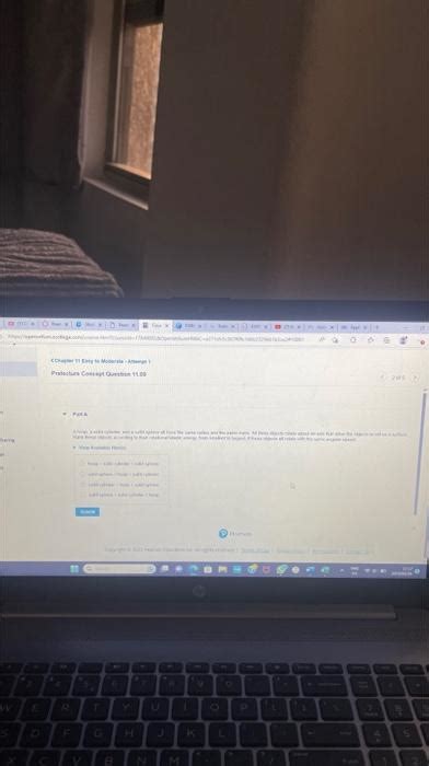 Solved Consider A Thin Spherical Shell Of Inertia M And