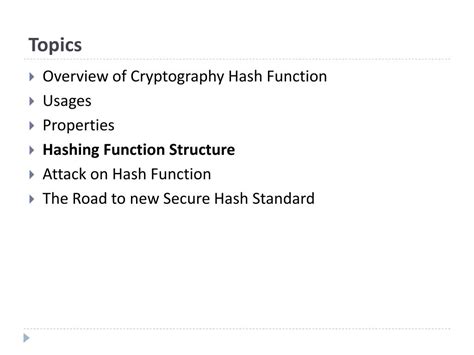 PPT Cryptographic Hash Functions PowerPoint Presentation Free Download ID
