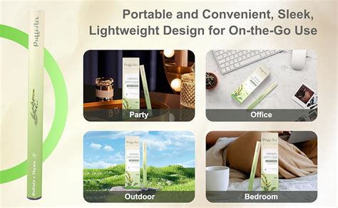 Herbal Diffuser Pen With Extracts Of Mullein Thyme And Mint For Lung Cleansing Breathing