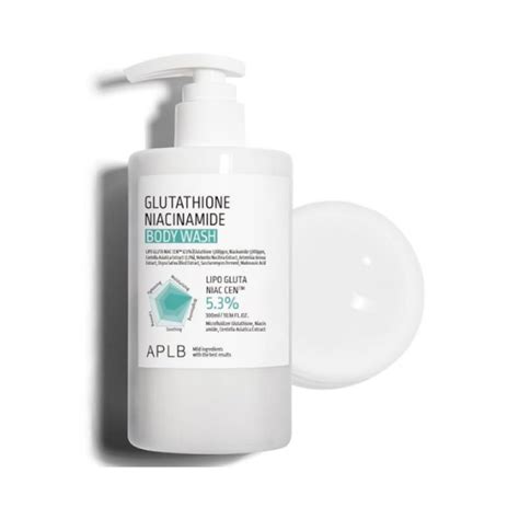 Aplb Glutathione Niacinamide Body Wash 300ml Faiyaz Shop