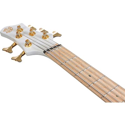 Ibanez Btb605mlm 5 String Multi Scale Electric Bass Guitar Pearl White