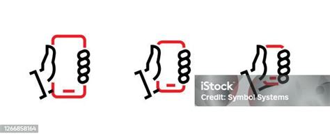 스마트 폰 기술 사양 아이콘 흰색 배경에 설정된 벡터 편집 가능한 선 아이콘 개념에 대한 스톡 벡터 아트 및 기타 이미지 개념 개념과 주제 공란 Istock