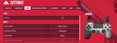 Gyro And Motion Controls The Finals