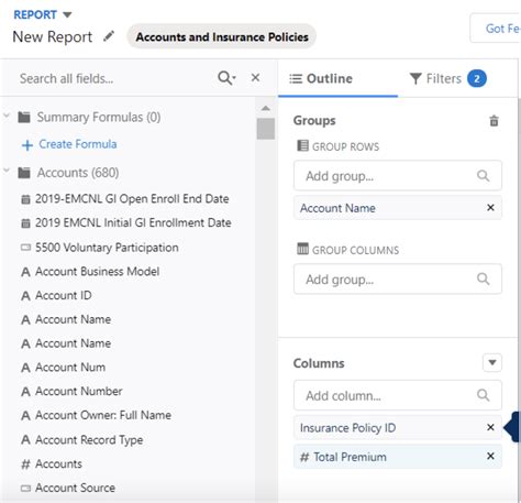 Understanding Salesforce Report Formats Tabular Matrix Summary And