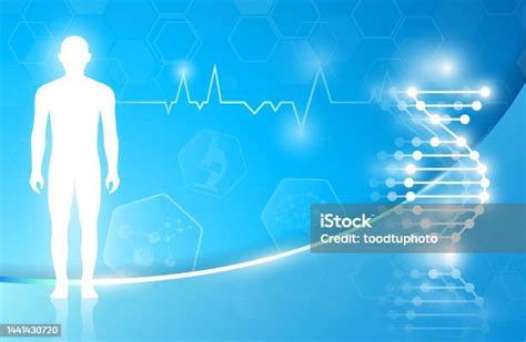 파란 빛 두뇌 및 인체 치유에 있는 추상적인 배경 기술 개념 시험 분석 클론 Dna 인간을 가진 미래 및 세계적인 국제 의학에 있는 기술 현대 의학 Dna에 대한 스톡 벡터