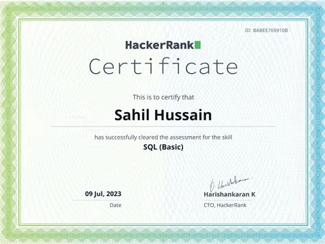 Sahil Hussain On Linkedin Im Happy To Share That Ive Obtained A New