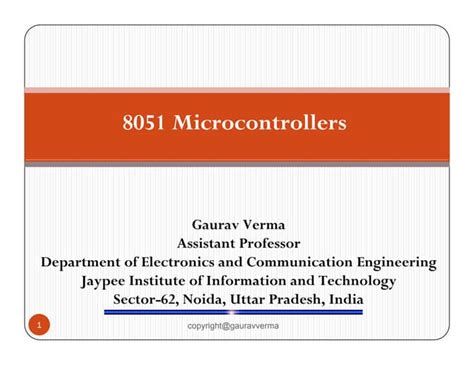 8051 microcontroller pdf