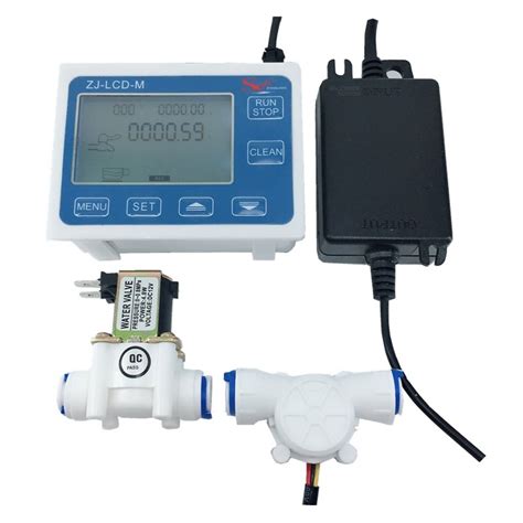 Water Measurement Liquid Beer Packing Canning Controller Flow Sensor ZJ LCD M Meter